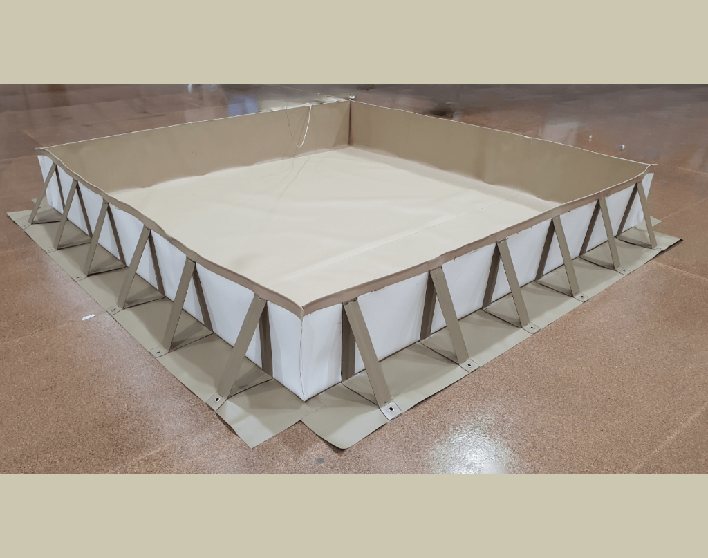 Portable Spill Bunds - Collapsible Wall - FLEXIMAKE Freight Solutions